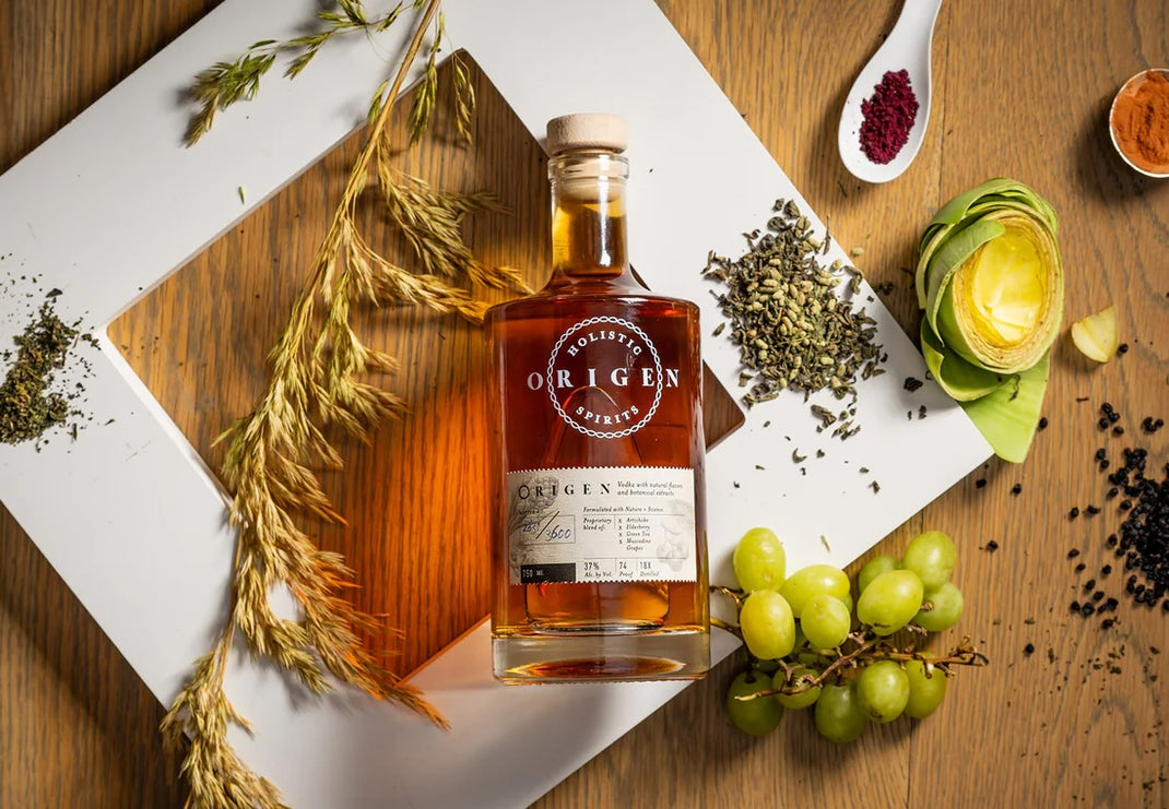 Origen Holistic Specialty Vodka | Harmony Gin | DrinkHolistic.com ...